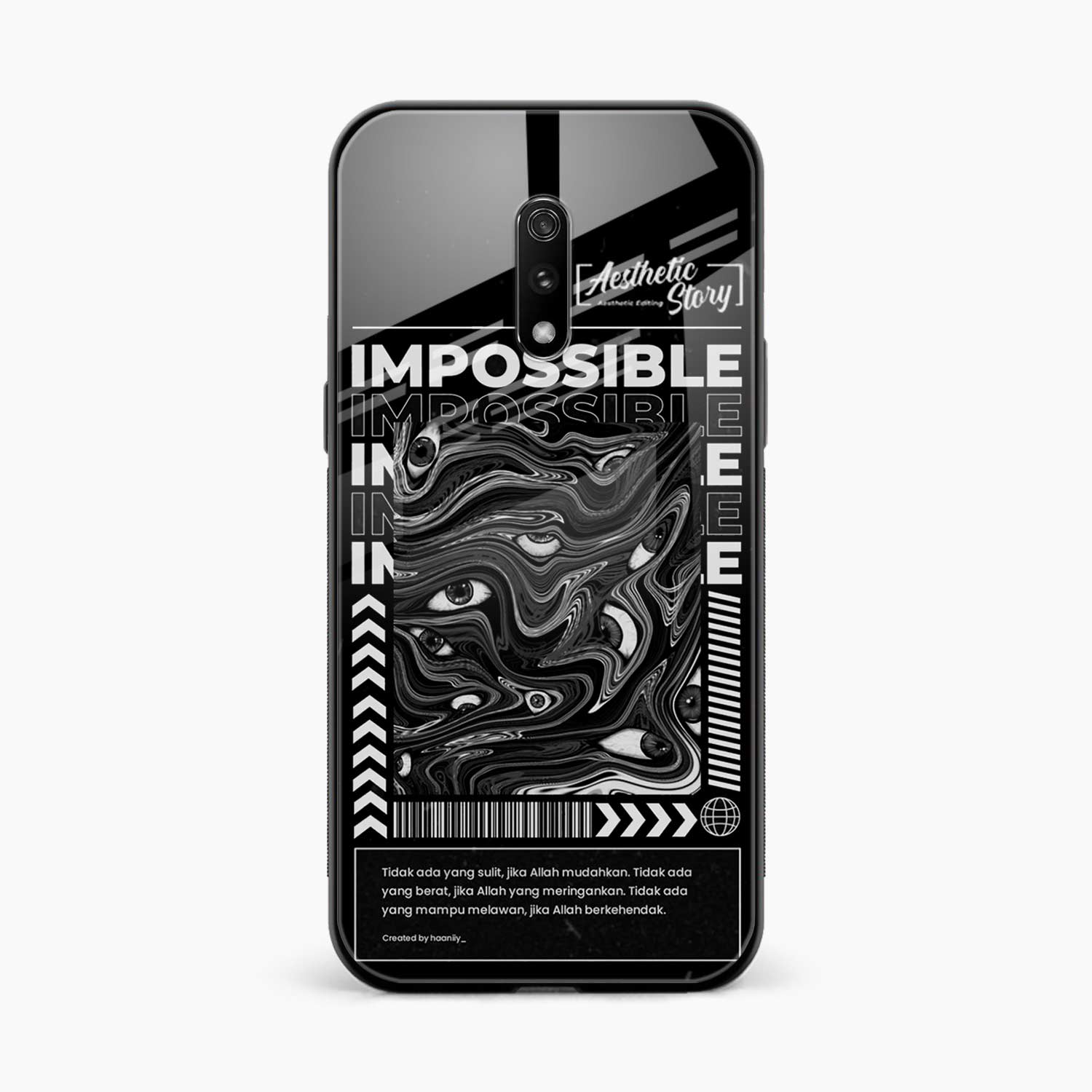 Realme x back cover store