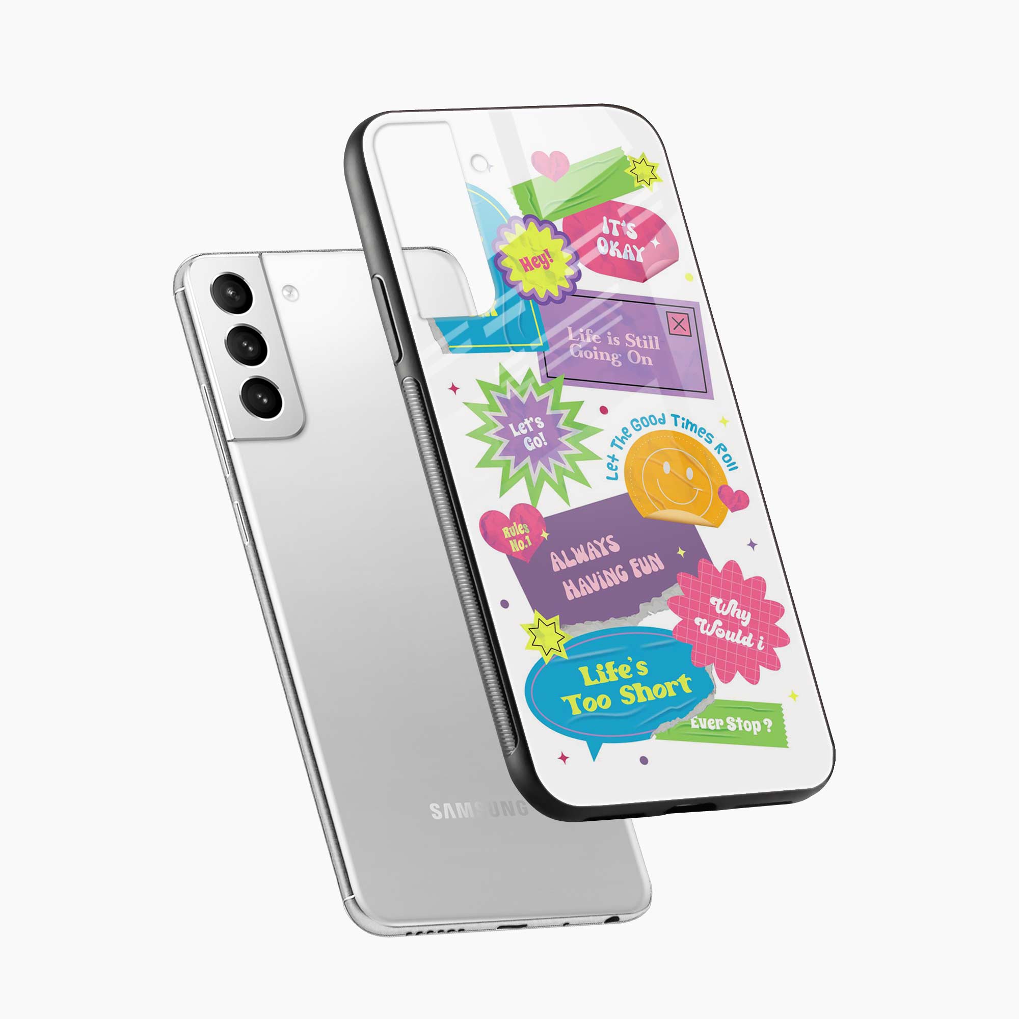Buy Floral Personalised Name Samsung Galaxy S21 FE Back Cover at Rs. 299 Only - Sirphire