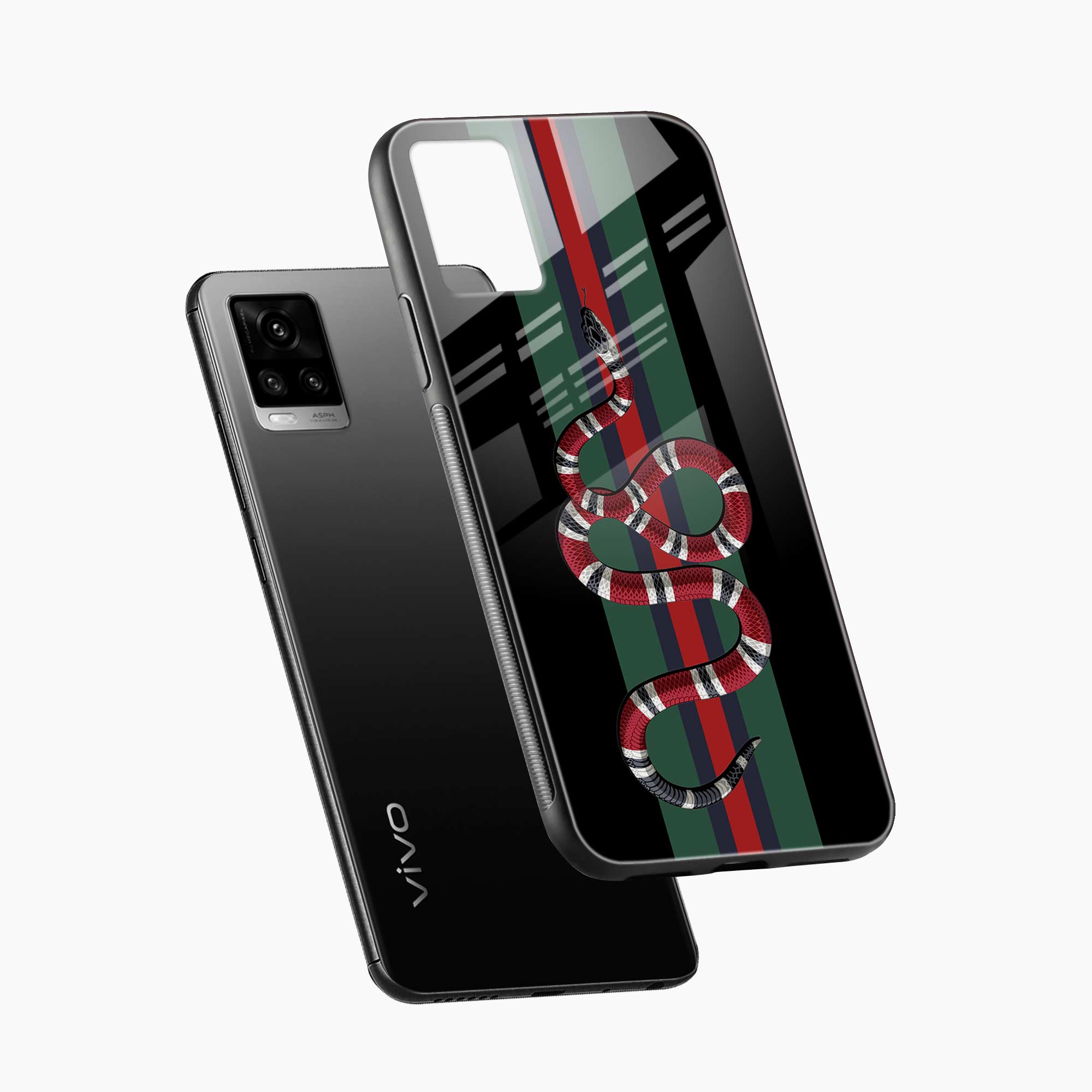 Buy Gucchi Snake Strips Vivo V20 Pro Back Cover at Rs. 299 Only - Sirphire