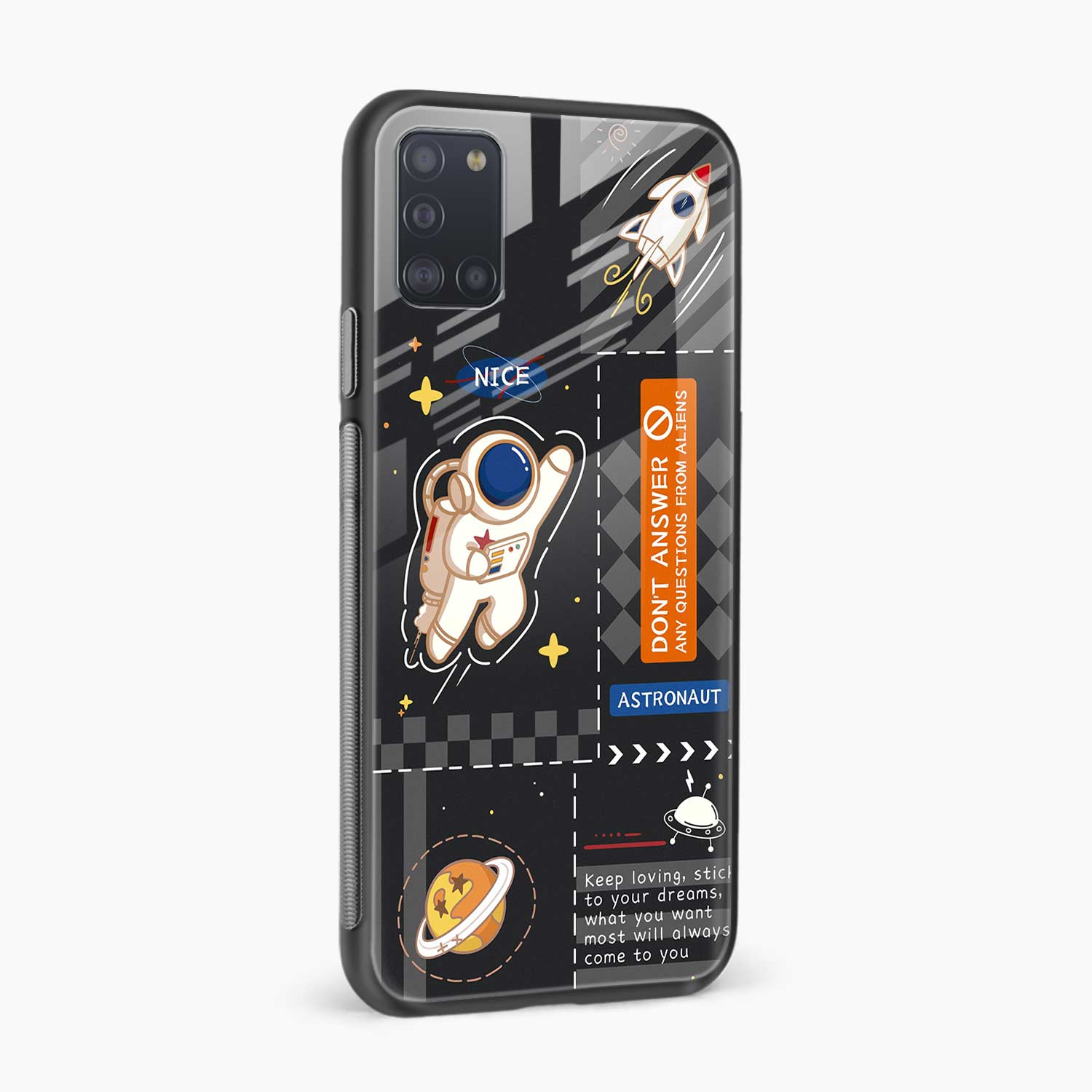 Buy Astronaut Samsung A31 Back Cover at Rs. 299 Only - Sirphire