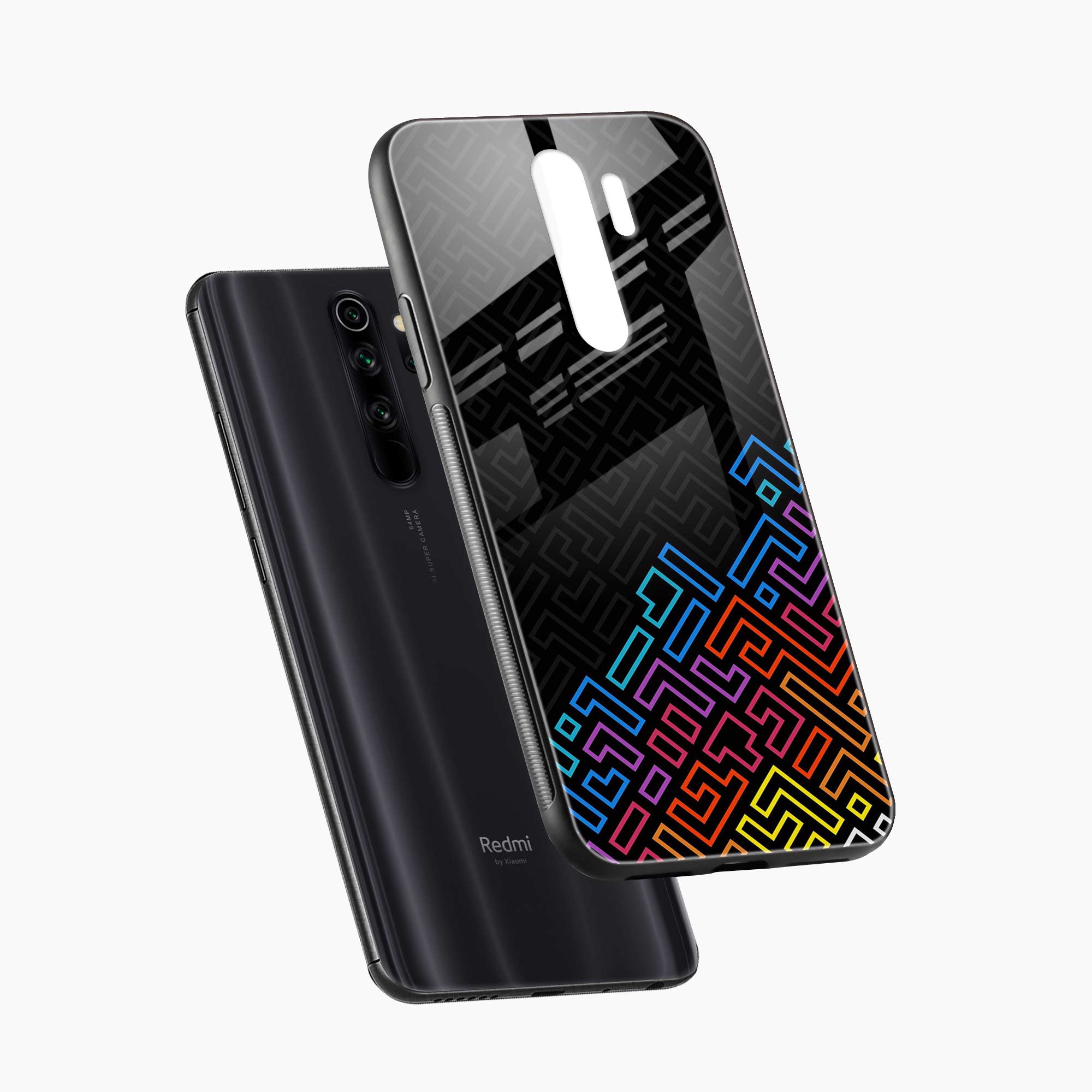 Buy Black Maze Redmi Note 8 Pro Back Cover at Rs. 299 Only - Sirphire