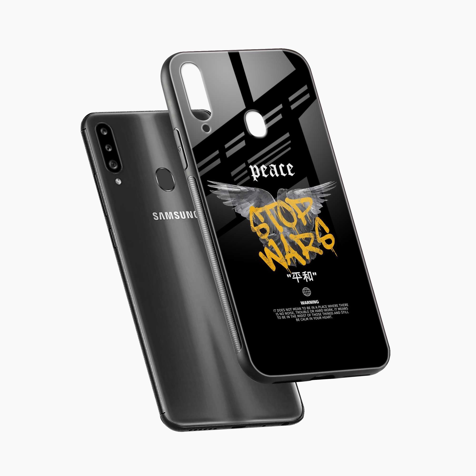 Buy Peace Stop Wars Samsung A50s Back Cover at Rs. 299 Only Sirphire